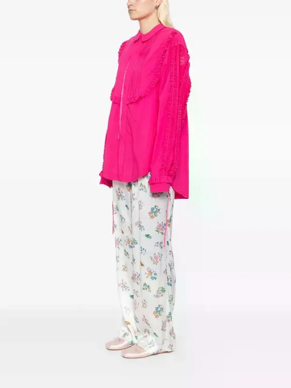 MIDORIKAWA Raw Edge Blouse