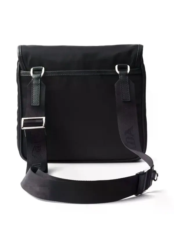 Prada Re-nylon And Saffiano Leather Shoulder Bag