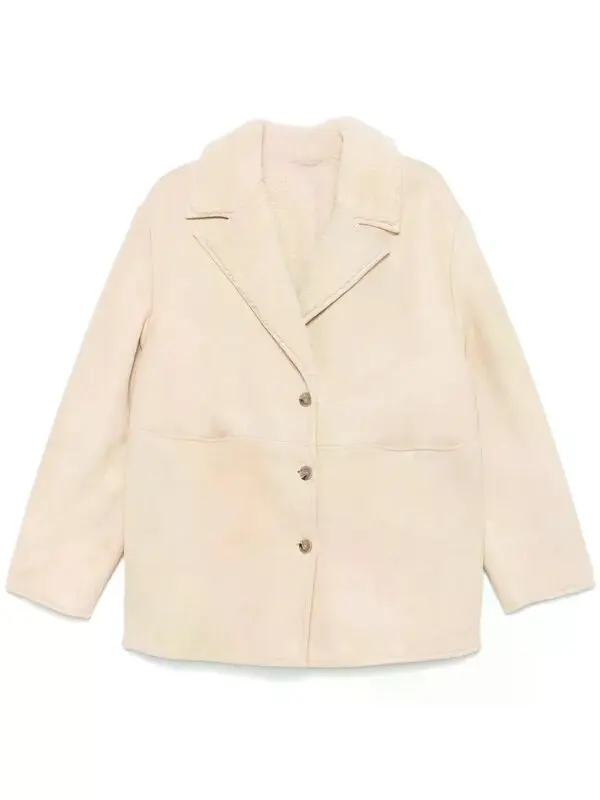Loulou De Saison Lambskin Suede Coat