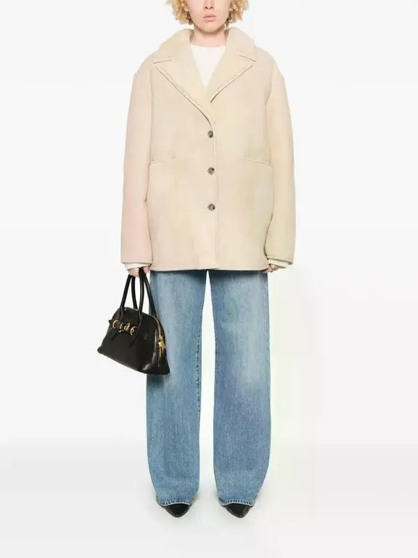 Loulou De Saison Lambskin Suede Coat