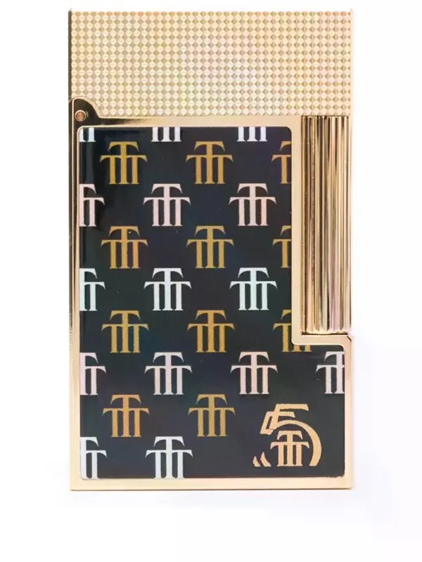 S.t. Dupont Ligne 2 Trinidad Chrome Lighter - Gold