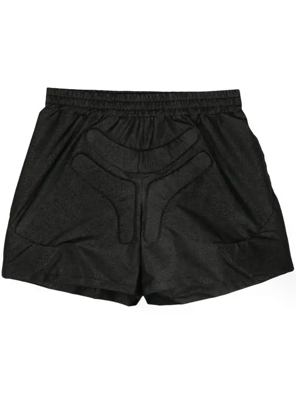 WALTER VAN BEIRENDONCK Space Logo-embossed Track Shorts