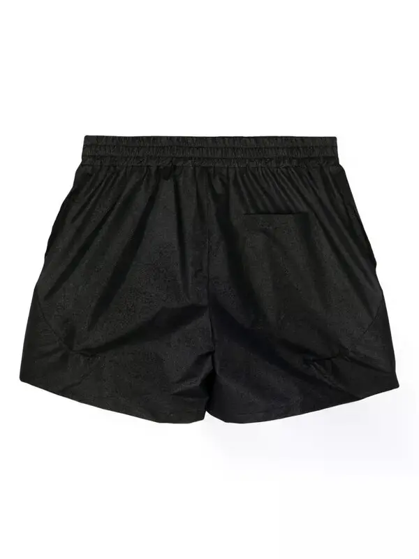 WALTER VAN BEIRENDONCK Space Logo-embossed Track Shorts