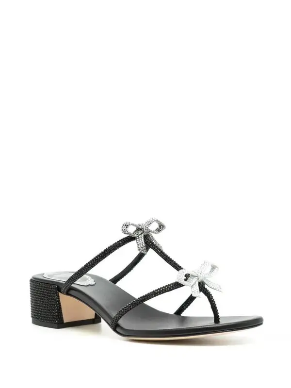 Rene Caovilla Caterina 40mm Leather Sandals