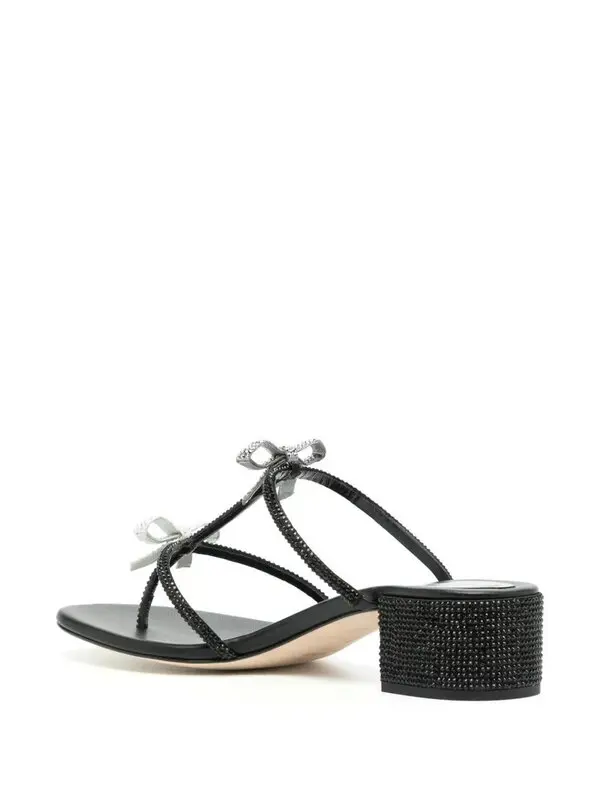 Rene Caovilla Caterina 40mm Leather Sandals