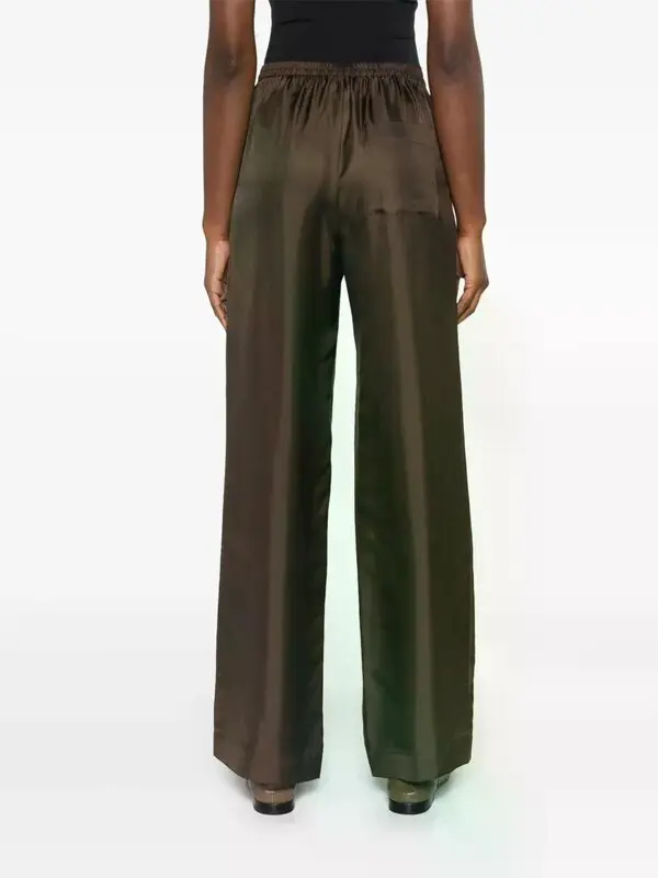 Loulou De Saison Alera Straight-leg Trousers - Brown