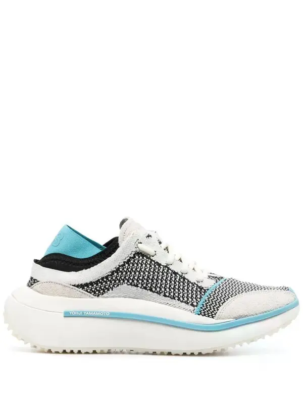 Y3 X Adidas Qisan Knitted Sneakers - Grey