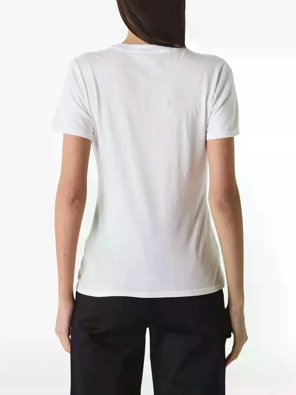 NILI LOTAN Mariela Crew Neck T-shirt - White
