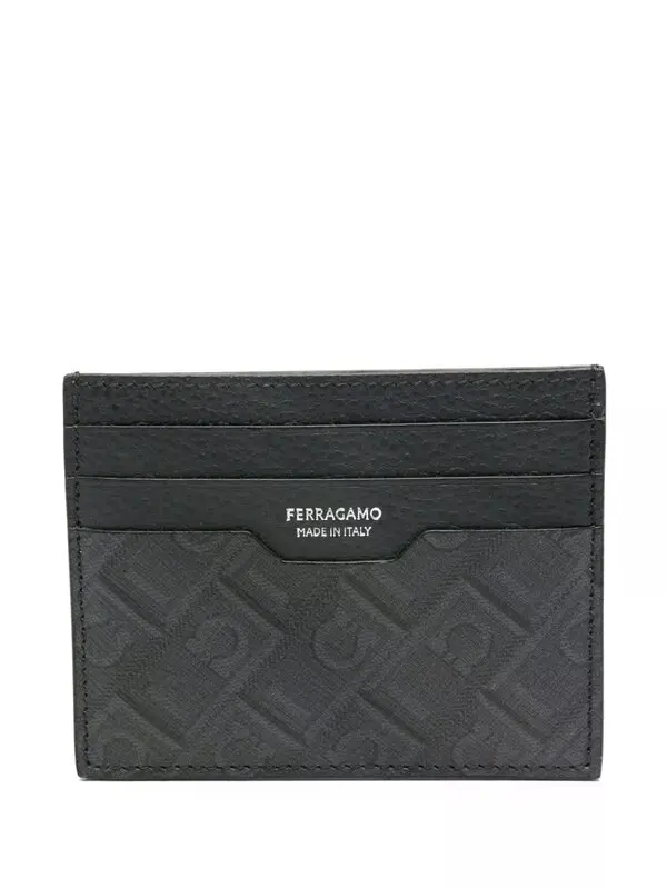 FERRAGAMO Monogram-print Card Holder