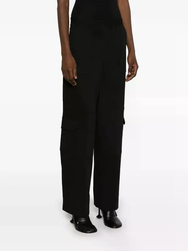 GANNI Twill Cargo Trousers