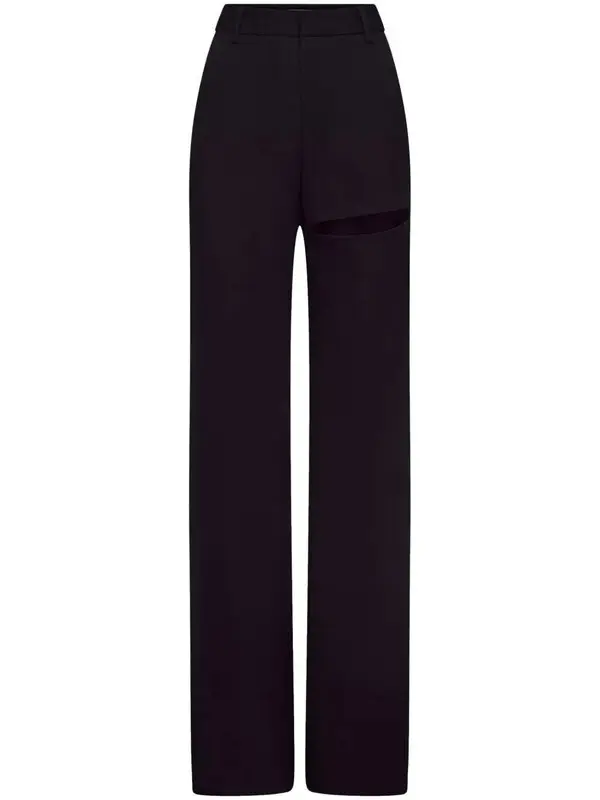 AREA Asymmetric Slit Trousers