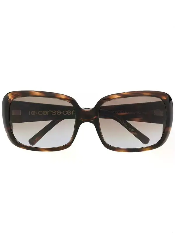 10 CORSO COMO Tortoiseshell Oversized Sunglasses