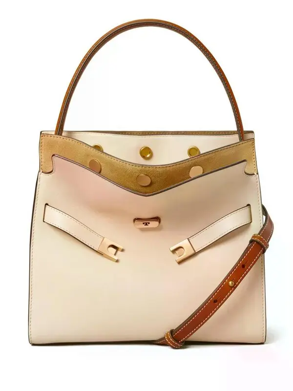 Tory Burch Lee Radziwill Small Tote - Neutrals