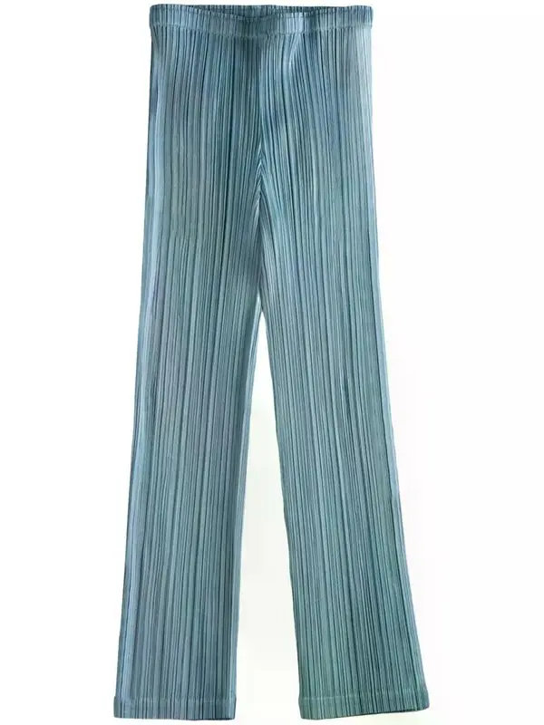 Issey Miyake Pleated Trousers - Blue
