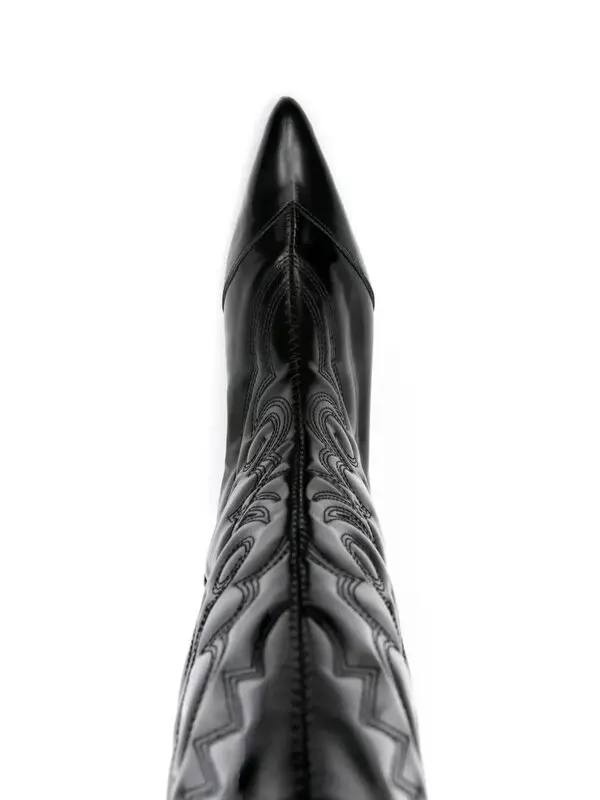 Toga Leather Western Boots