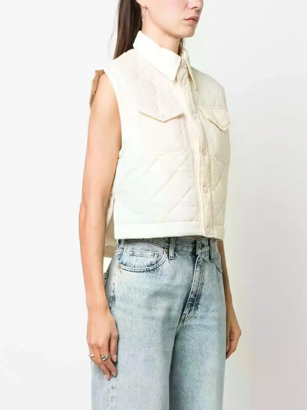 Polo Ralph Lauren Diamond-quilted Cropped Gilet