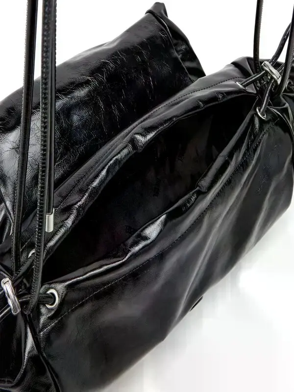 DIESEL® Scrunch-d Shoulder Bag - Black