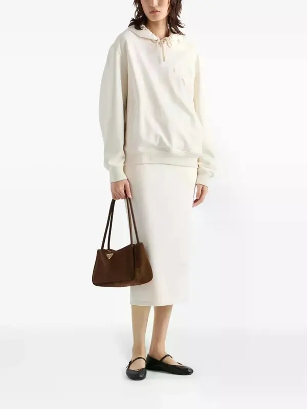 Prada Cotton Midi Skirt