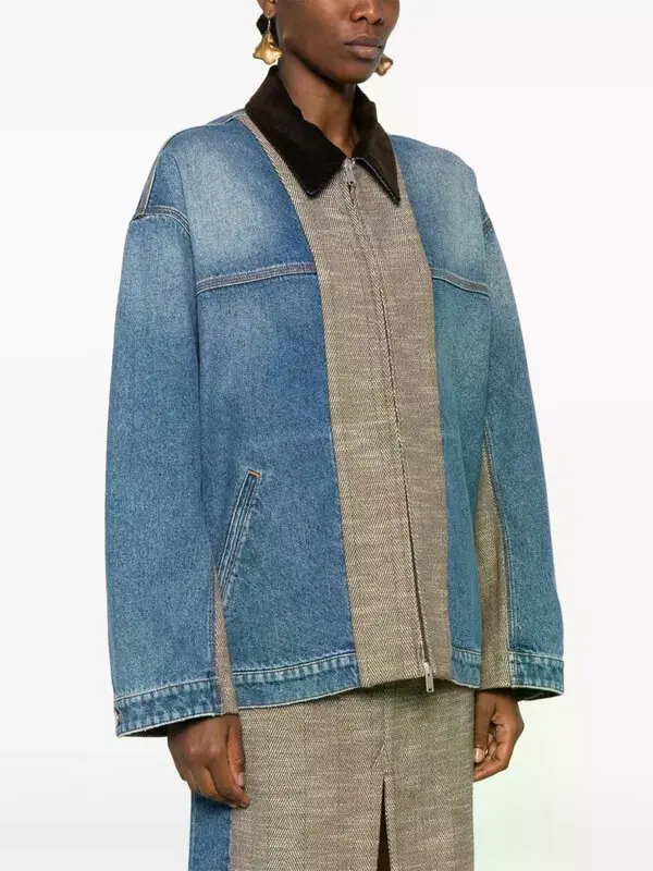 Stella McCartney Tweed Denim Jacket