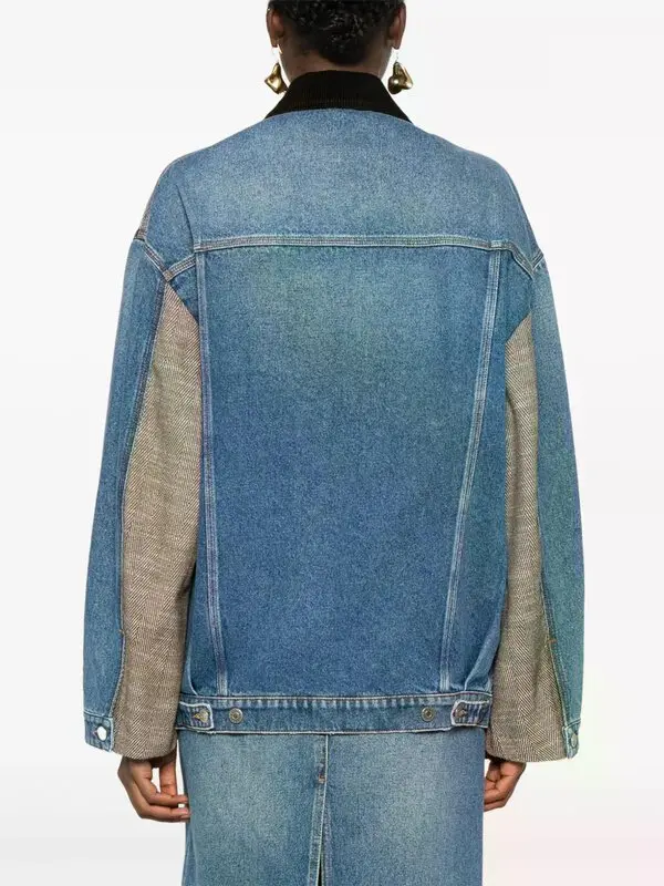 Stella McCartney Tweed Denim Jacket