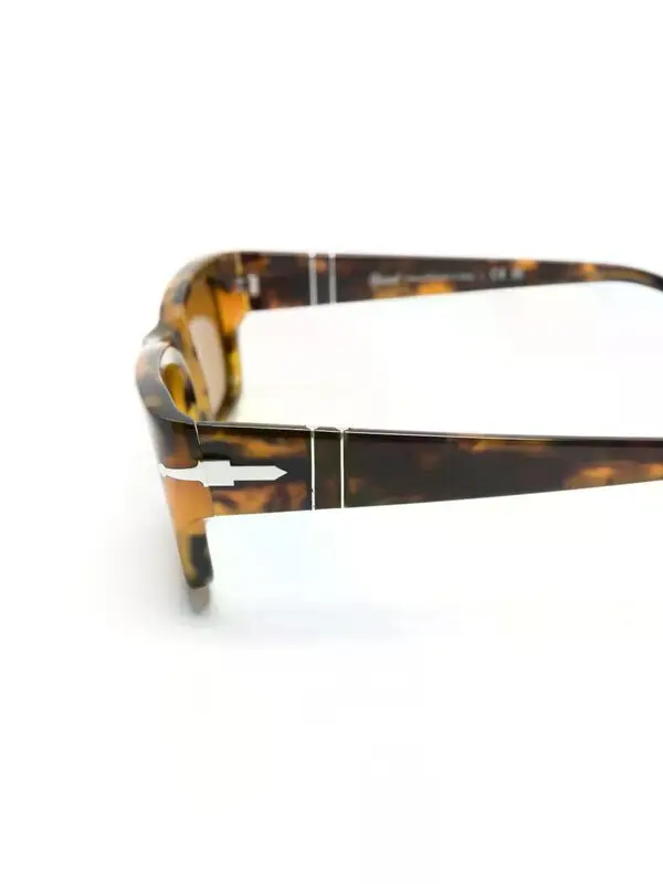 Persol Adrien Tortoiseshell Rectangle-frame Sunglasses