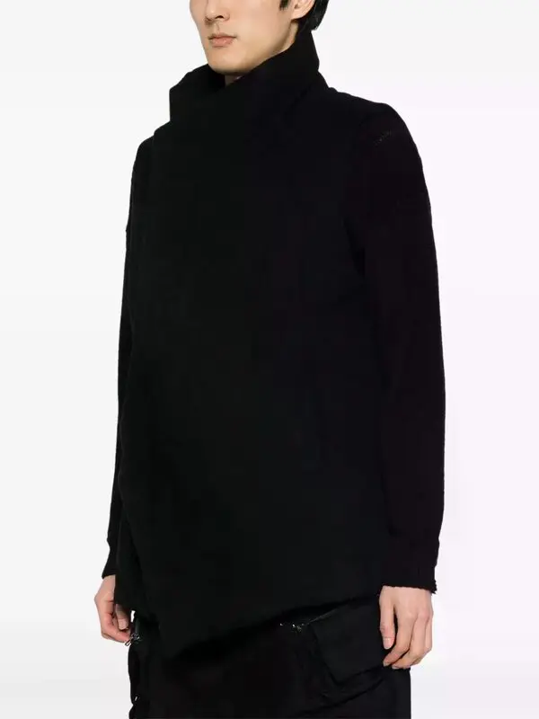 JULIUS Asymmetric Long-sleeve Vest