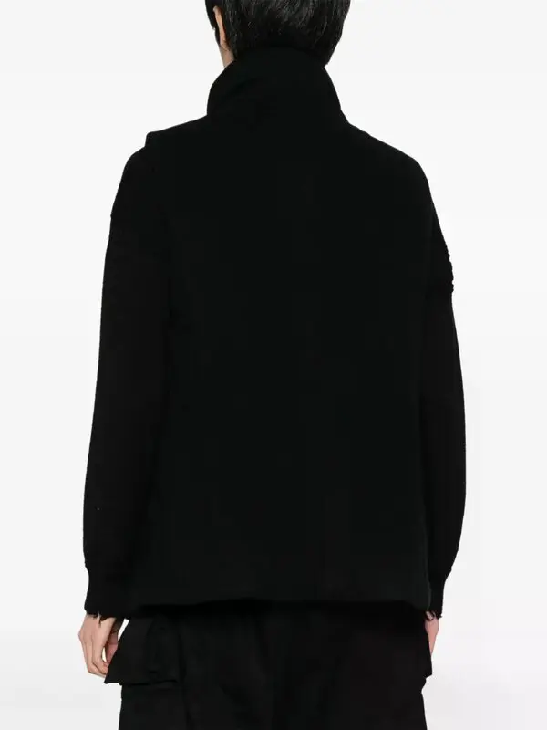JULIUS Asymmetric Long-sleeve Vest