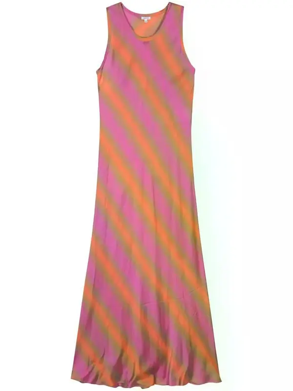 Aspesi Striped Slip Maxi Dress