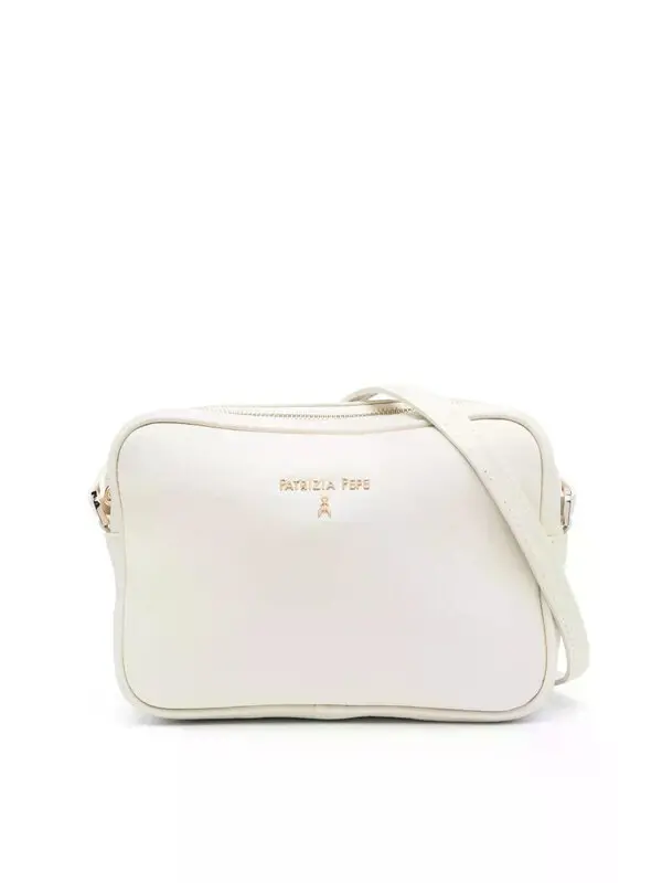 Patrizia Pepe Logo-embellished Leather Crossbody Bag