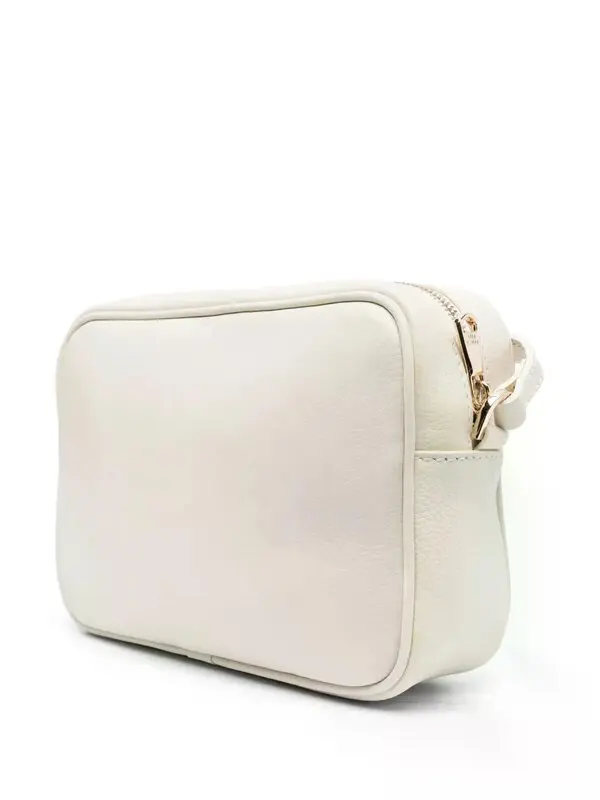 Patrizia Pepe Logo-embellished Leather Crossbody Bag