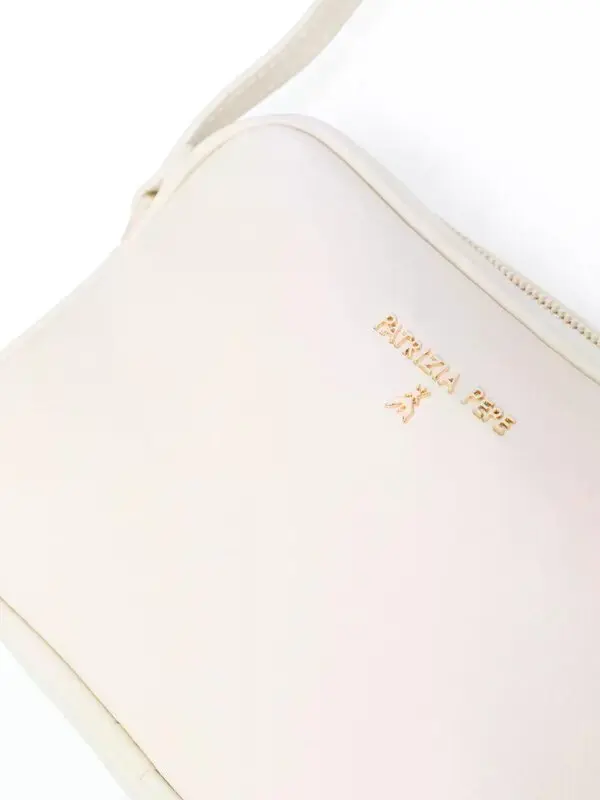 Patrizia Pepe Logo-embellished Leather Crossbody Bag