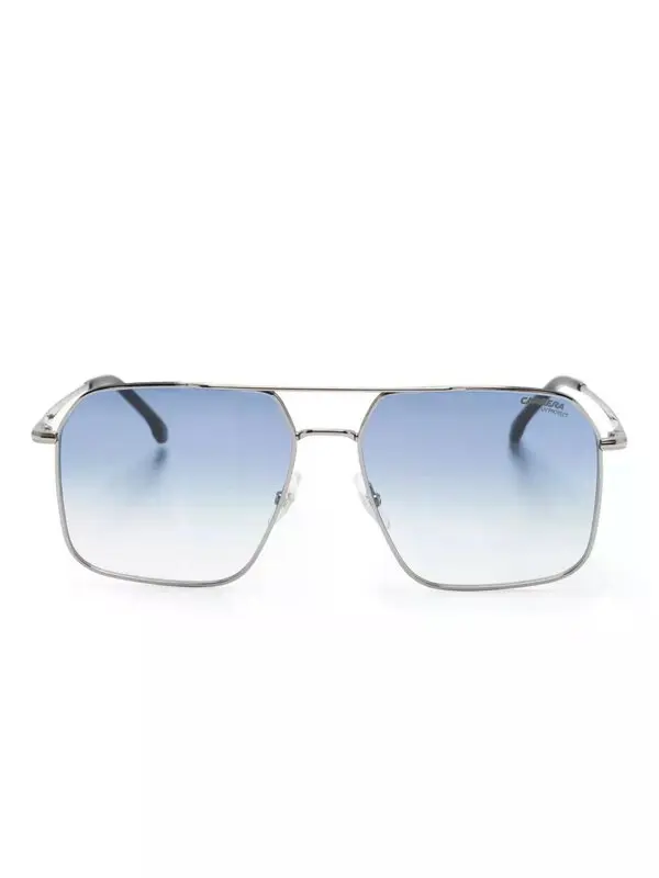 Carrera Eyewear 333s Pilot-frame Sunglasses - Silver