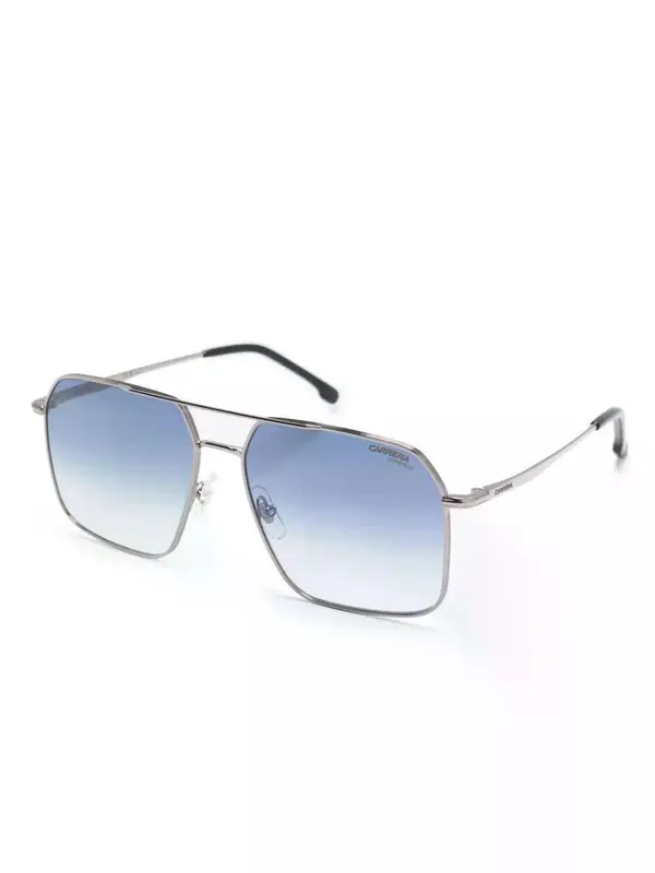 Carrera Eyewear 333s Pilot-frame Sunglasses - Silver