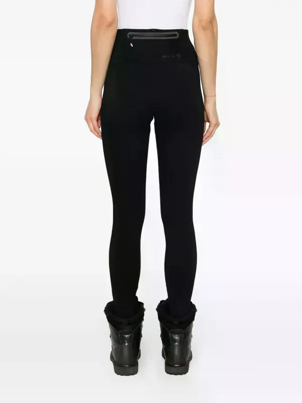 Moncler Rubberised-logo Performance Leggings