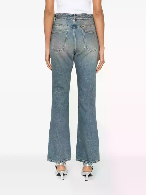 Givenchy 4g-motif Straight-leg Jeans
