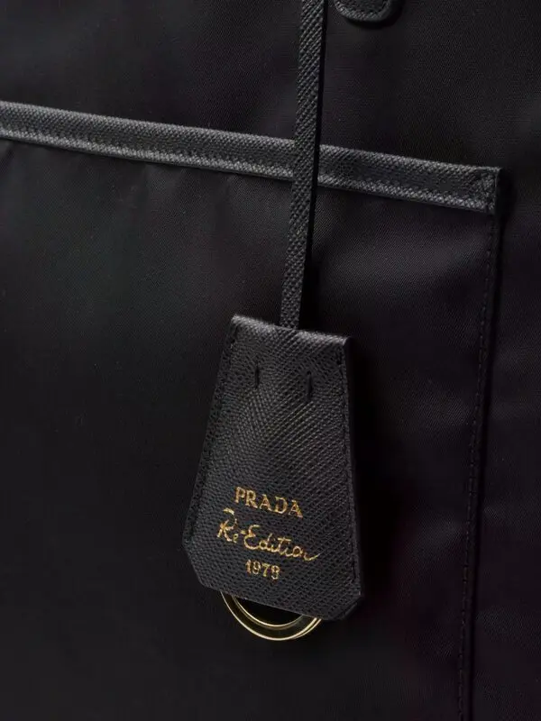 Prada Re-edition 1978 Large Tote Bag - Black