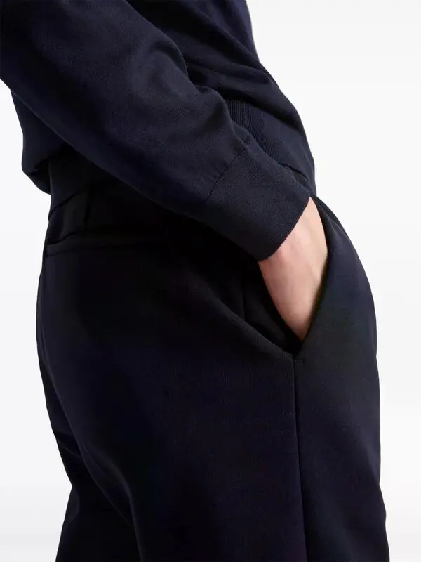 Prada Pressed-crease Trousers - Blue