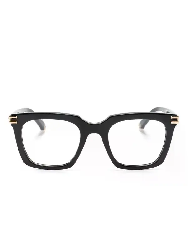 Philipp Plein Square-frame Glasses - Black