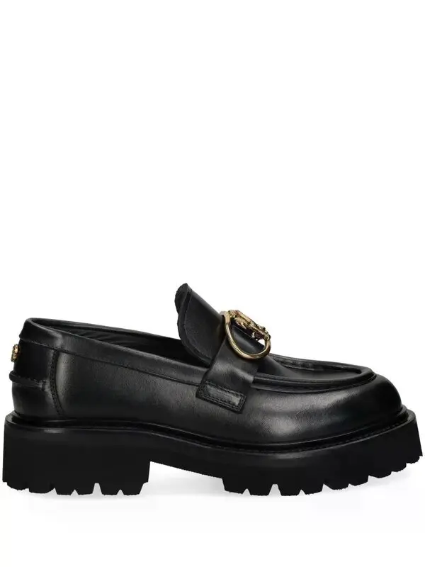 Roberto Cavalli Logo-plaque Loafers