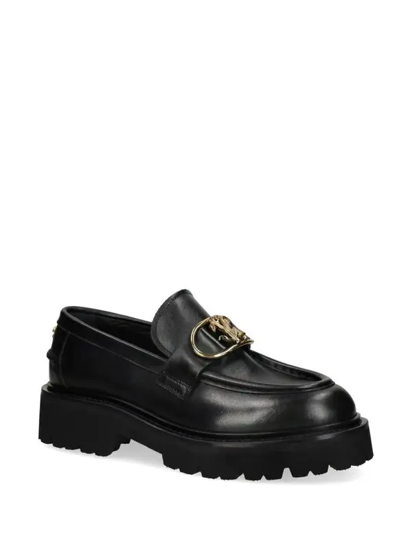Roberto Cavalli Logo-plaque Loafers