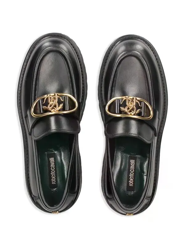 Roberto Cavalli Logo-plaque Loafers