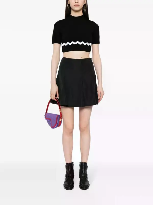 PATOU Wave Cropped Sweater