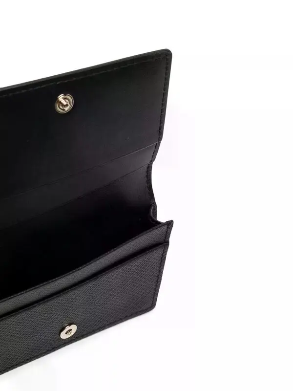 Smythson Leather Foldover Wallet
