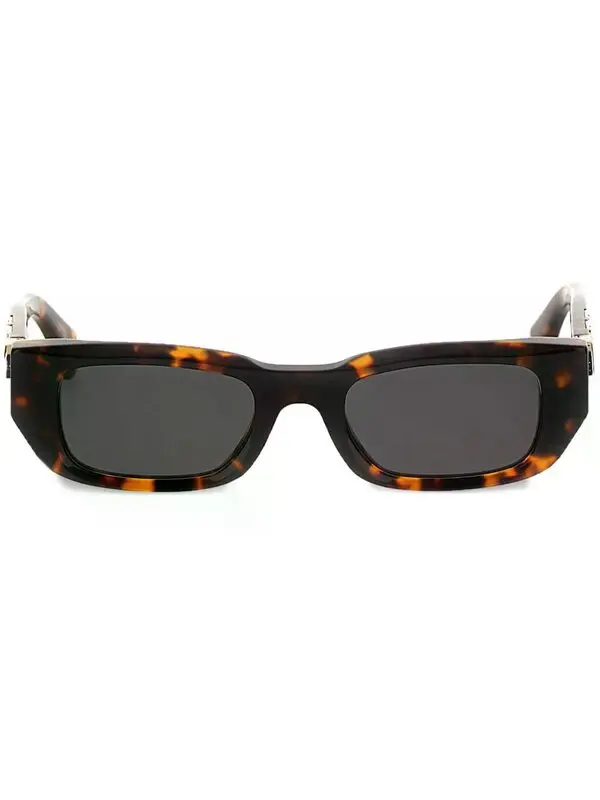 Off-White Fillmore Rectangle-frame Sunglasses - Brown