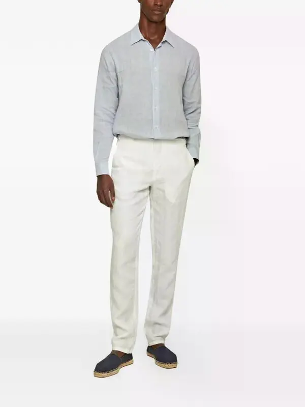 Orlebar Brown Griffon Linen Tailored Trousers - White
