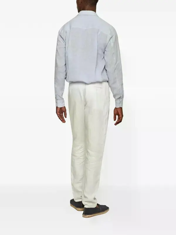 Orlebar Brown Griffon Linen Tailored Trousers - White