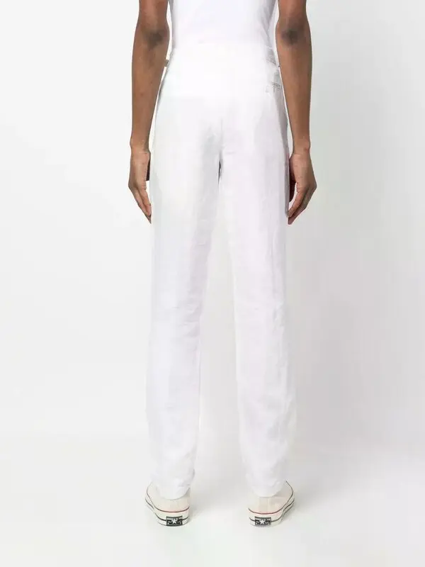 Orlebar Brown Griffon Linen Tailored Trousers - White
