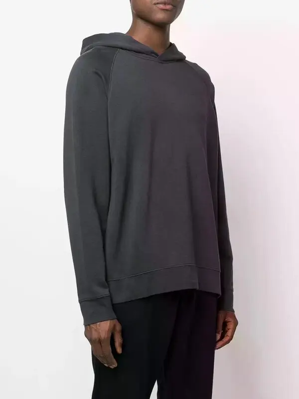 Vince Cotton Jersey Fleece Popover Hoodie