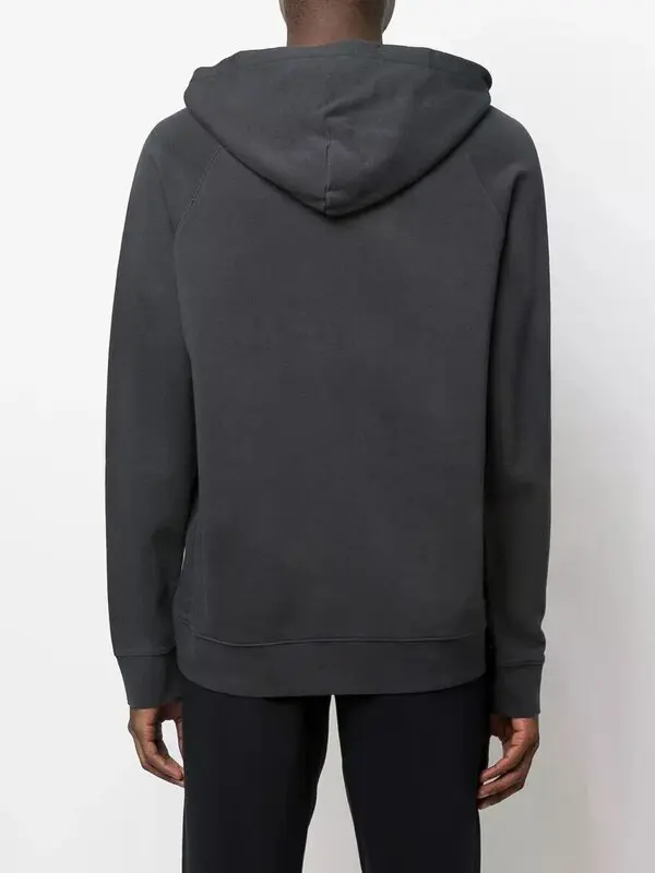 Vince Cotton Jersey Fleece Popover Hoodie