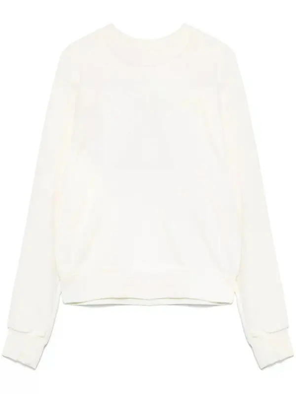 Eterne Raglan-sleeves Sweatshirt - White